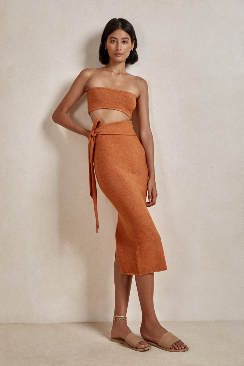 Kimee DRESS in Orange – The Cure